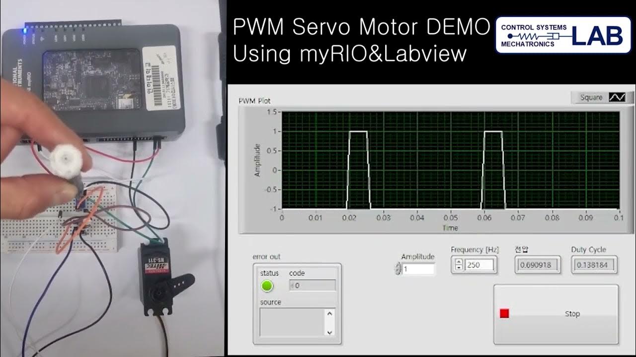 Servo Motor Control Demo -II - YouTube