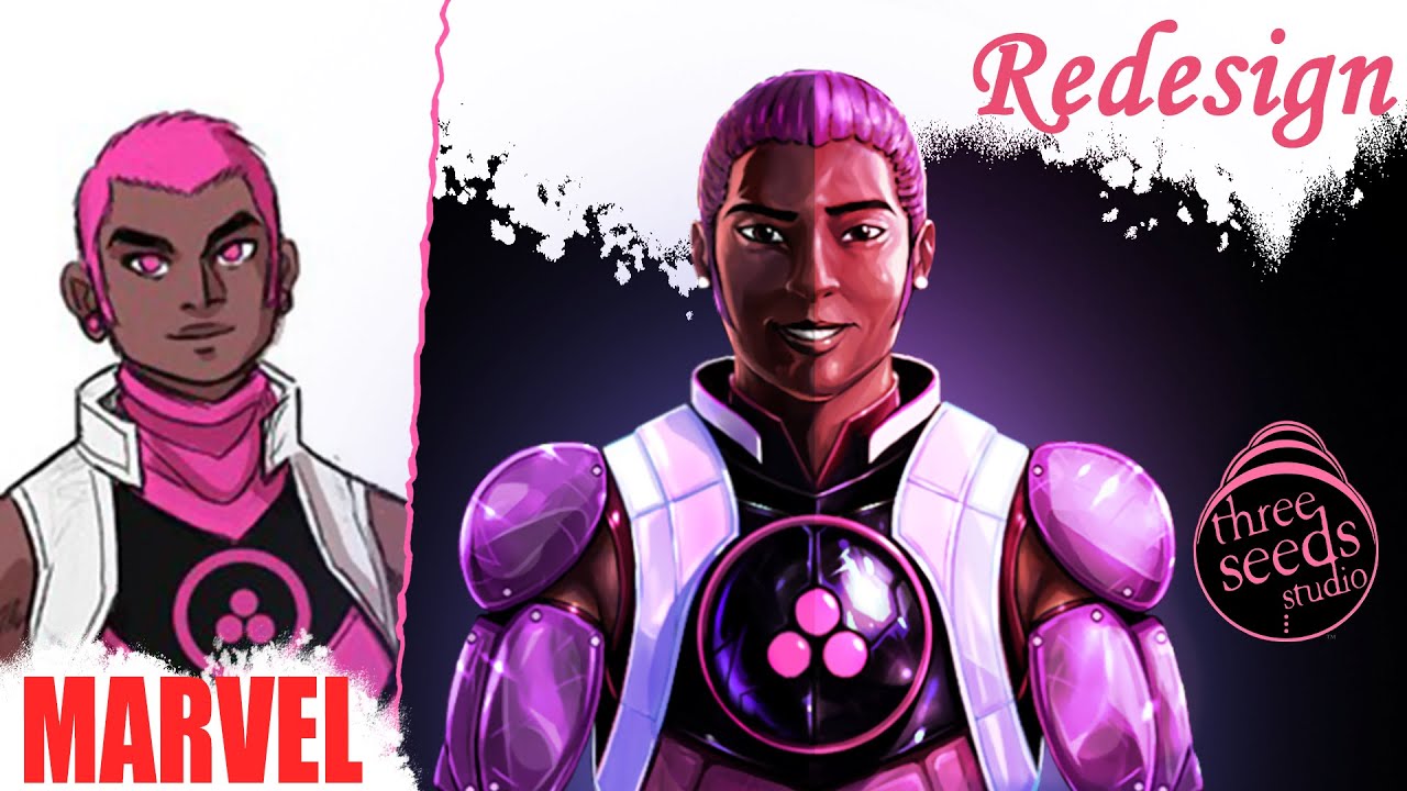 Marvel: SafeSpace ~ Speed Painting & Redesign - YouTube