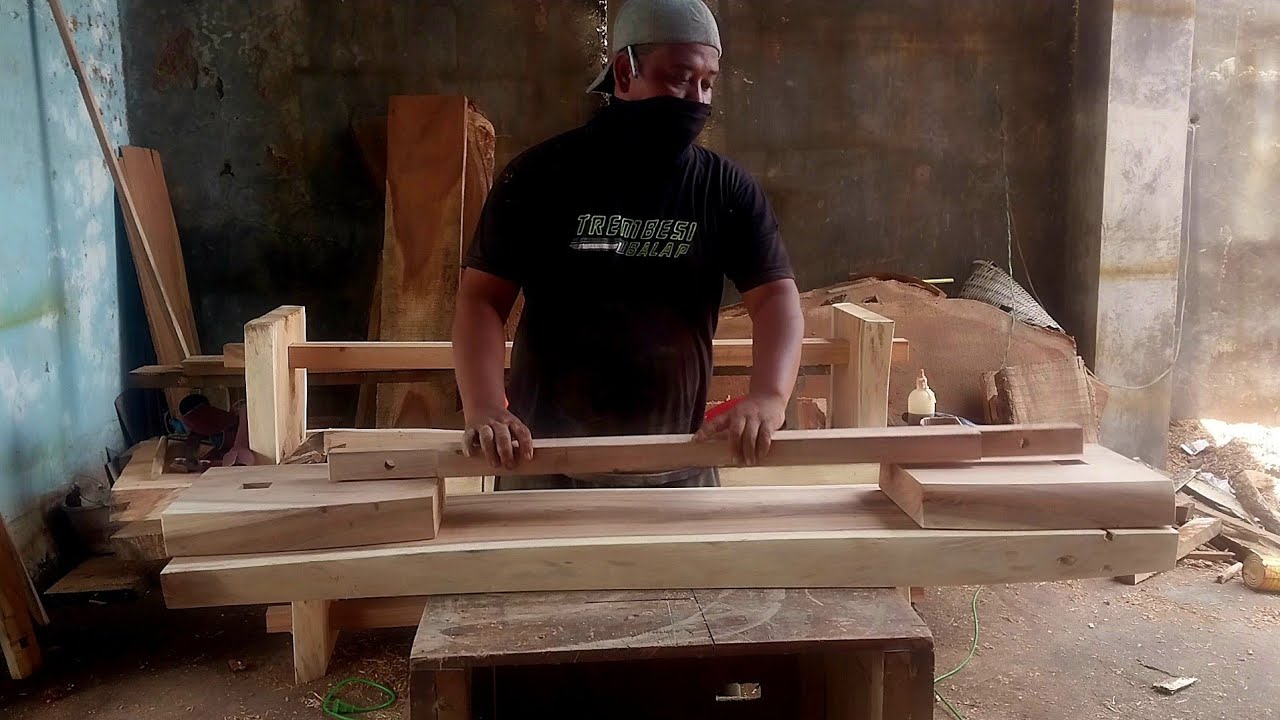 Cara mudah merangkai kursi kayu - YouTube