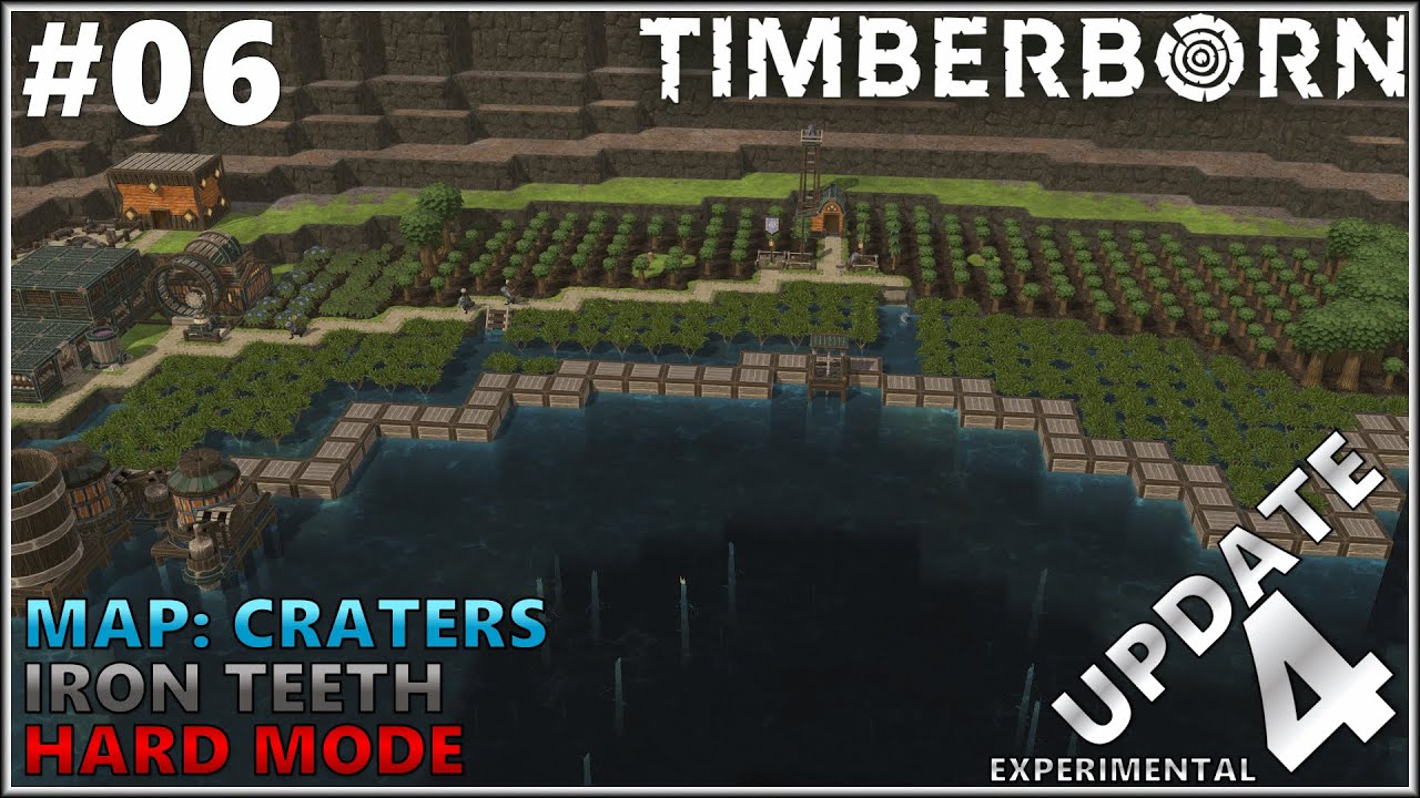 Timberborn - Remaking the industry area + making a massive dam wall ...