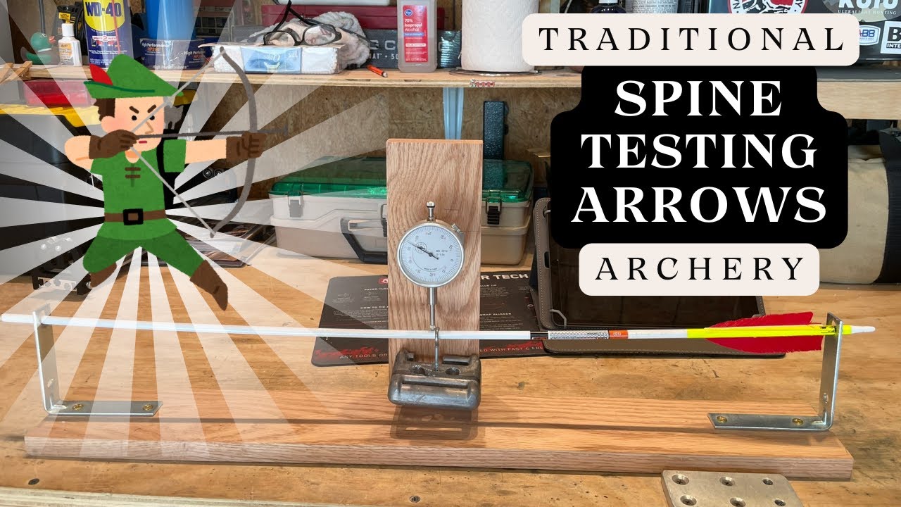 Spine Testing Arrows/Traditional Archery - YouTube