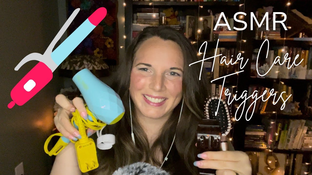 ASMR Hair Care Triggers - YouTube