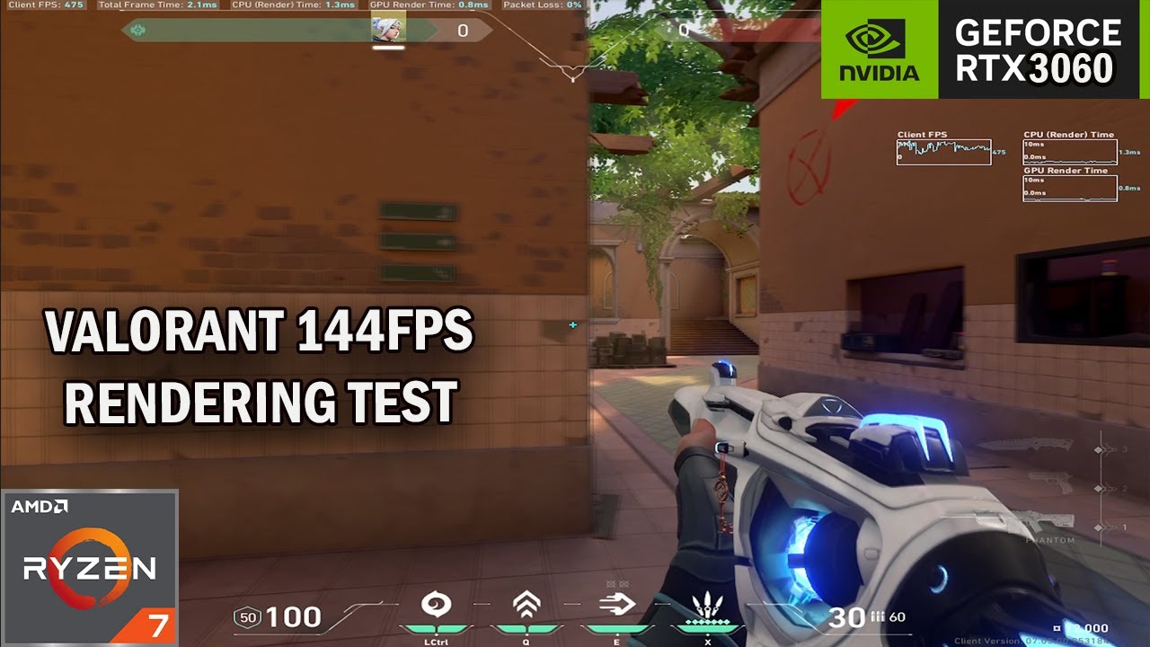 VALORANT 144FPS RENDERING TEST - YouTube