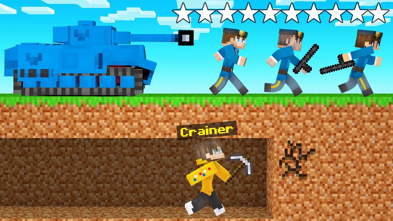 COPS Vs RUNNER In Minecraft! - YouTube