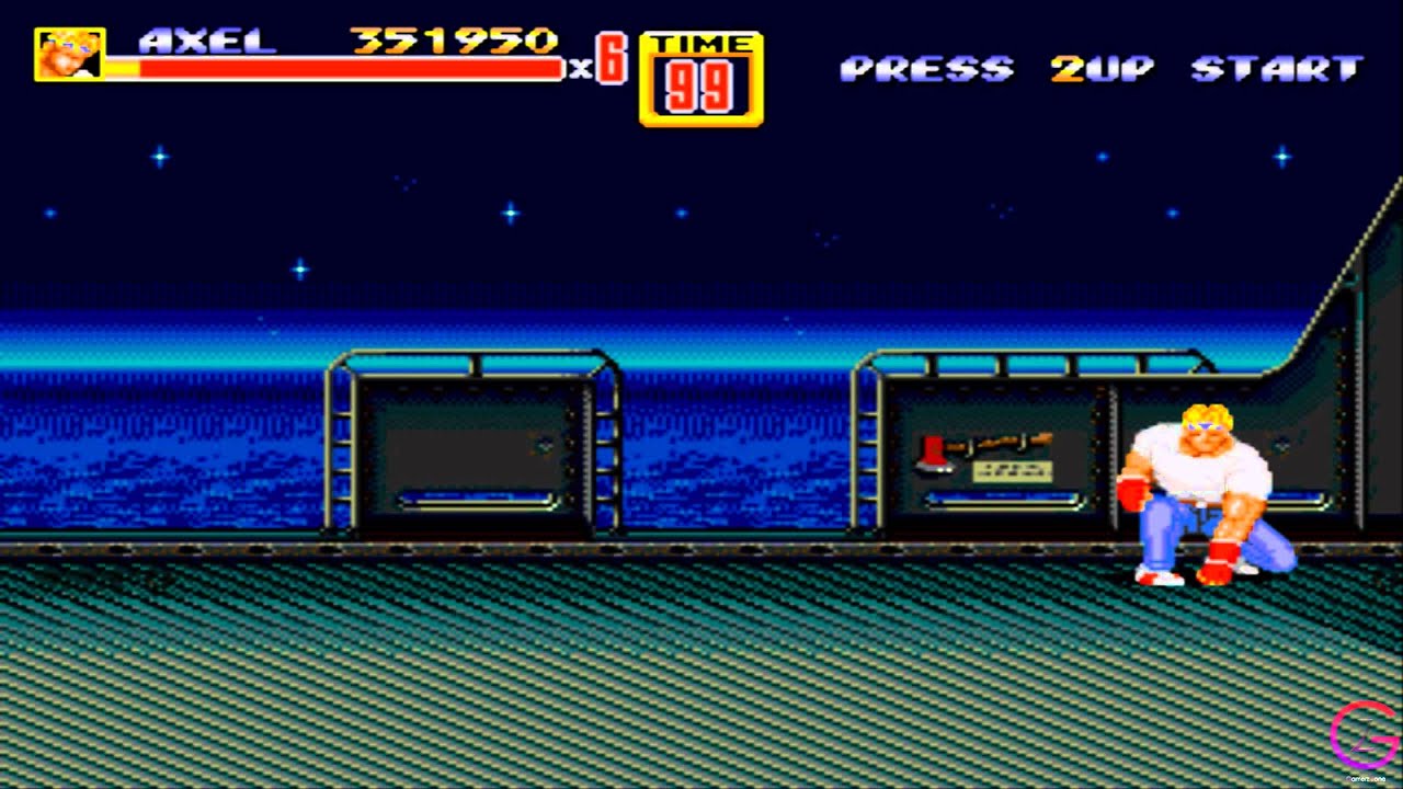 Streets of Rage 2 (Bare Knuckle II) STAGE 5 Gameplay - YouTube