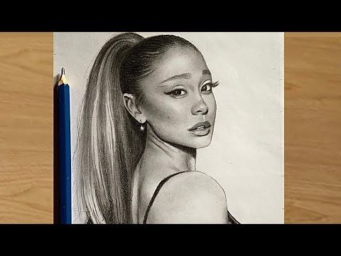 Stunning Celebrity Portrait – Hyper-Realistic Pencil Sketch - YouTube