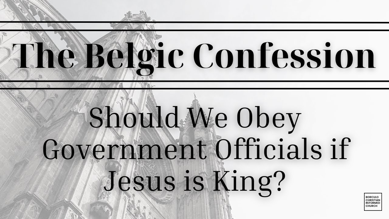 Should We Obey Government Officials if Jesus is King? - YouTube