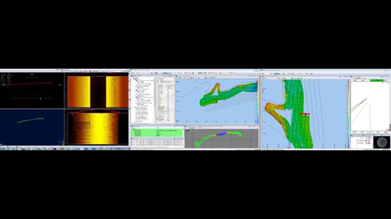 Seabat 7125 with PDS2000 at the port of Vidin North - YouTube