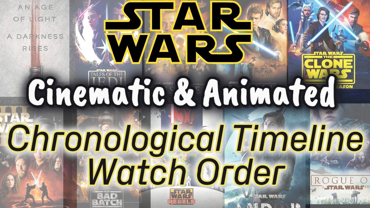 Star Wars Timeline Watch Order, Animated & Cinematic Universes & the ...