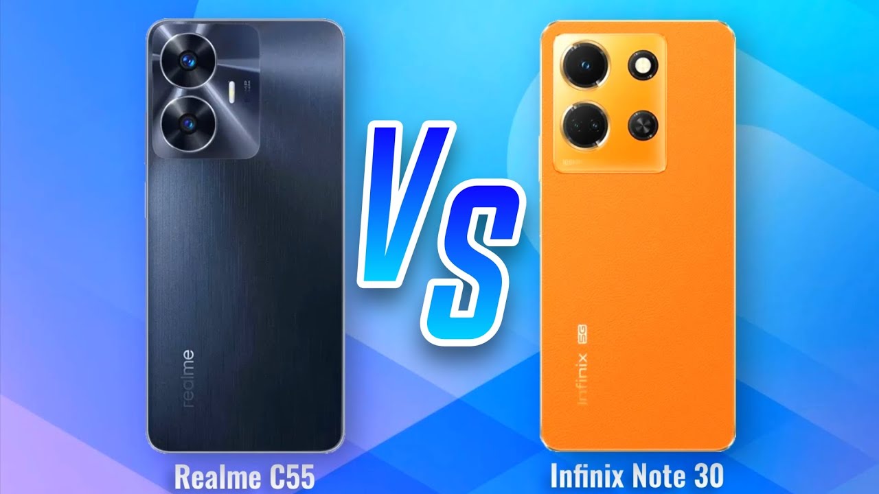 Realme C55 ⚡ vs ⚡ Infinix Note 30 Full Comparison - YouTube