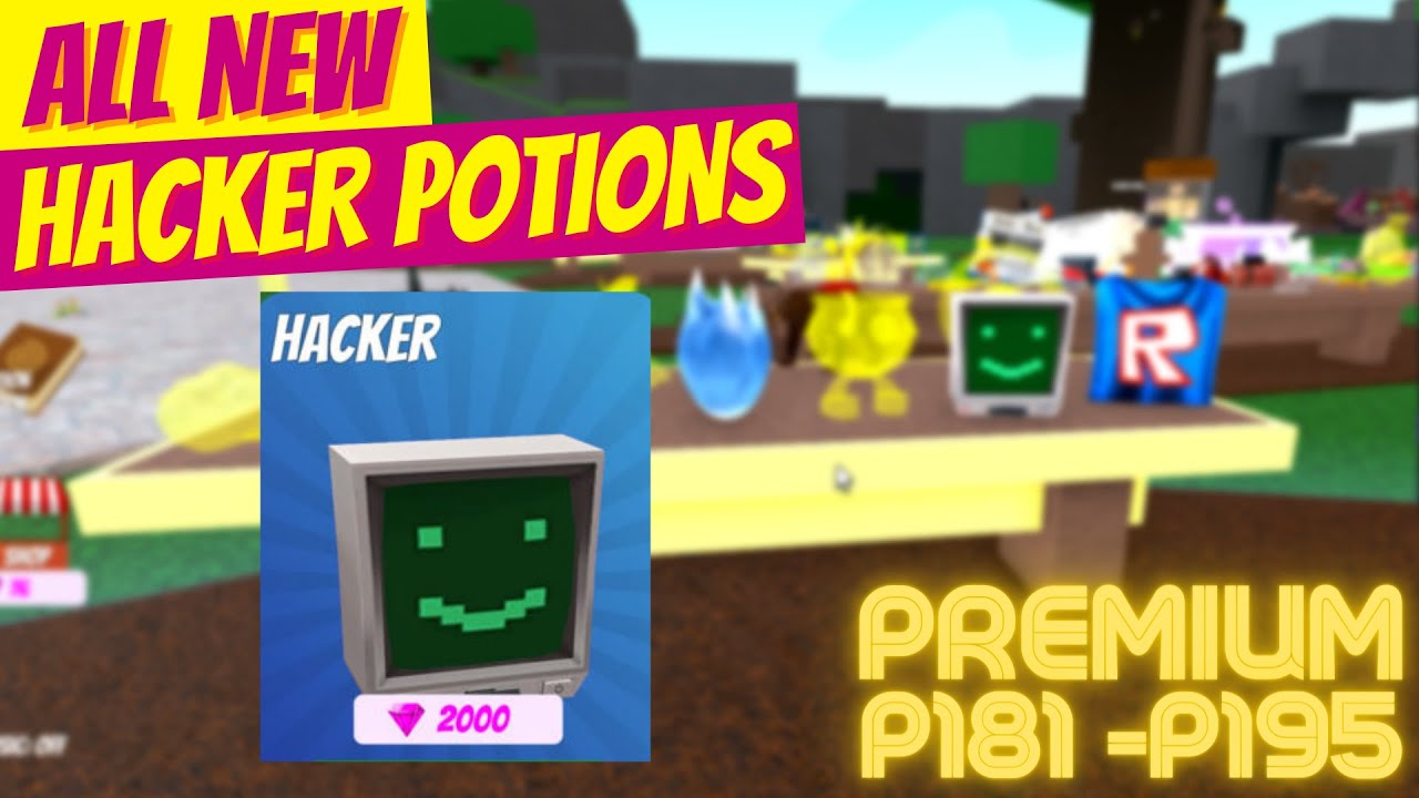 All New Premium HACKER Potions In Wacky Wizards - YouTube