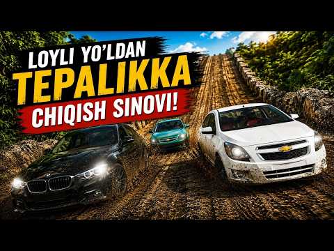Loyli tepalik sinovi! 😱 Qaysi mashina eng balandga chiqadi? (BeamNG.drive)