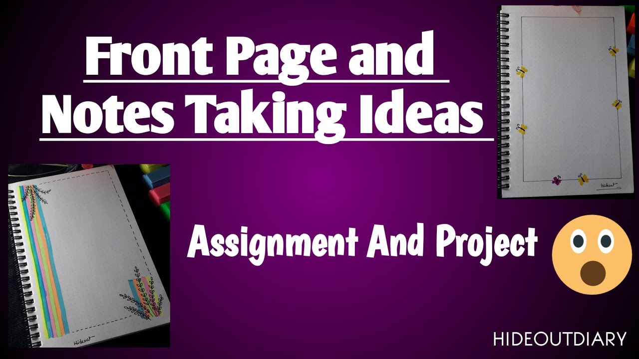 Amazing Notes Taking Ideas || page border ideas #art # ...
