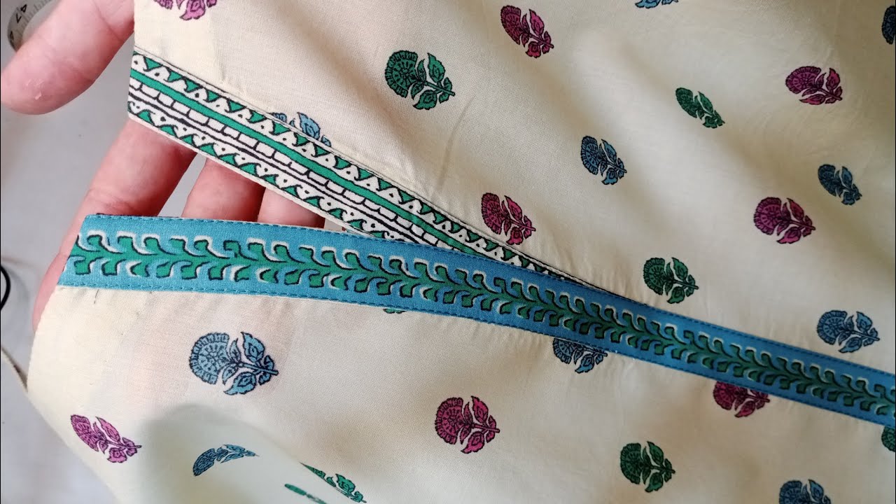 overlap v placket neck cutting and stitching|| v placket neck design ...