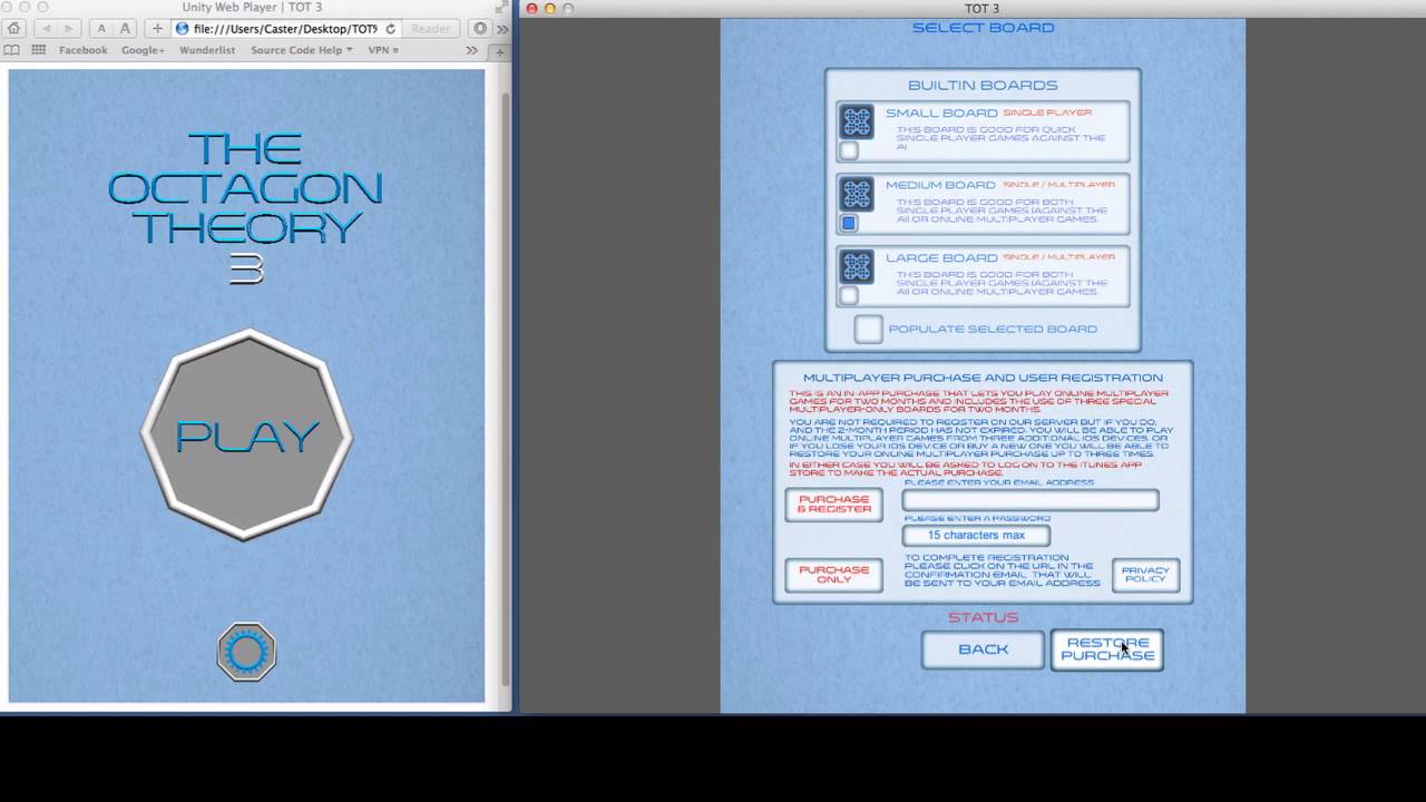 The Octagon Theory 3 - How to setup an online multiplayer game. - YouTube