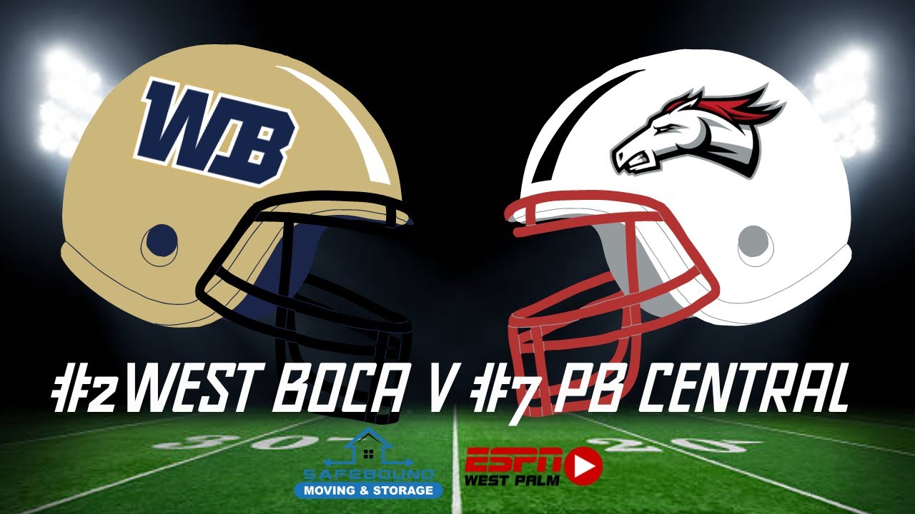 West Boca All Over Palm Beach Central | ESPN High School Football - YouTube