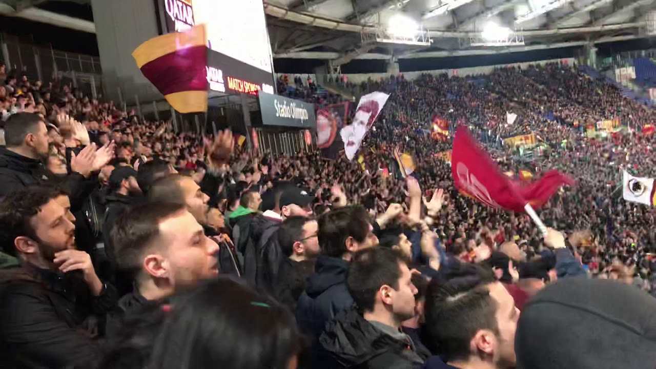 Cori Roma curva sud, dentro lo stadio ti sostengo - YouTube