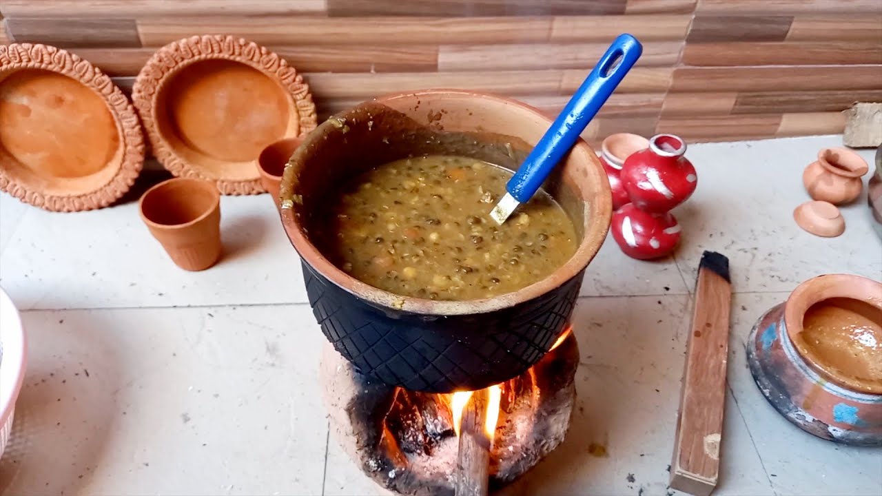 Maha Di Dal Recipe | How To Make Uard & Channa Dal | Mini Food Cooking ...