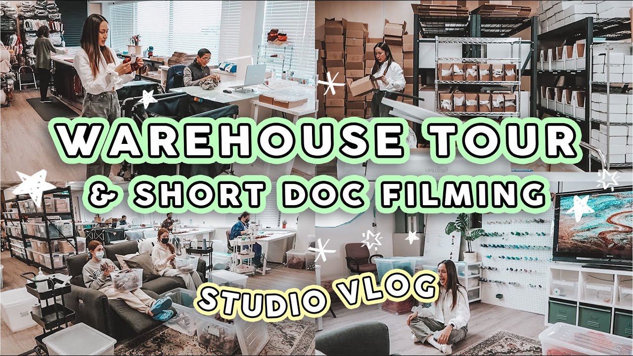 STUDIO VLOG #40 | Warehouse Tour + Short Documentary Filming | Family ...