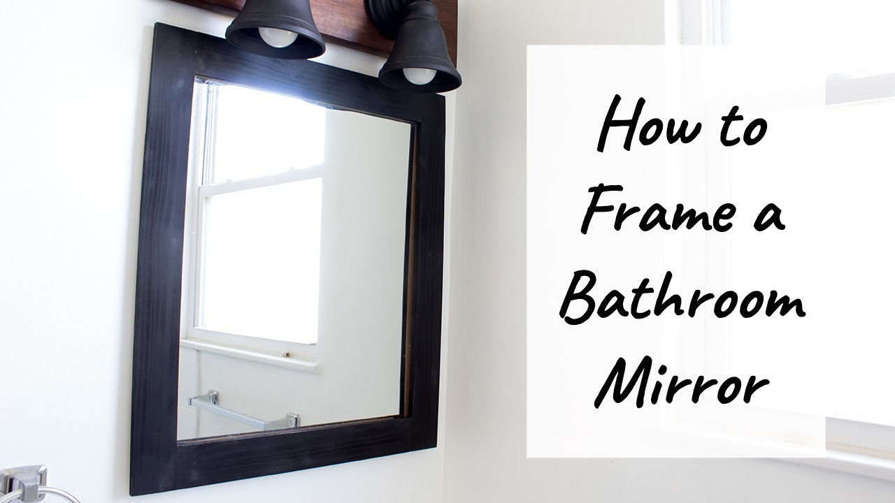 How to Frame a Mirror - YouTube