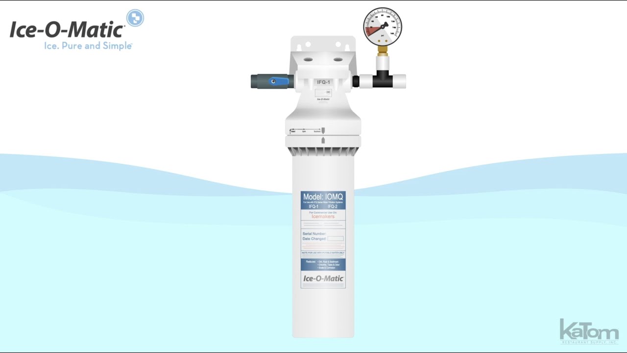 Ice-O-Matic Water Filter Cartridge Assembly (IFQ1) - YouTube
