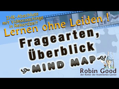 Fragearten, Überblick, Mind Map - YouTube