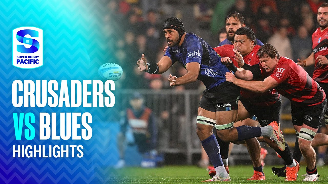 HIGHLIGHTS | Crusaders v Blues | Round 10, 2025 - YouTube