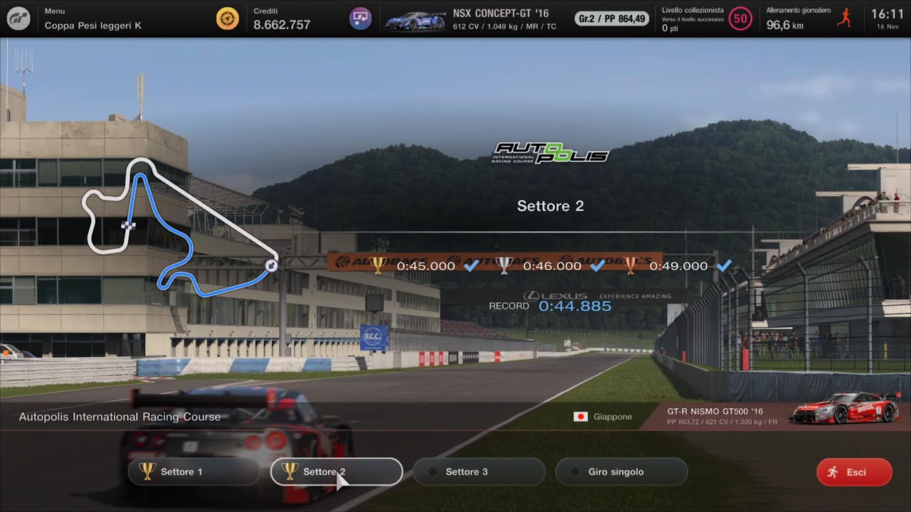 Gran Turismo 7 PS5 Pro PSVR2 Esperienza circuito Oro Autopolis ...