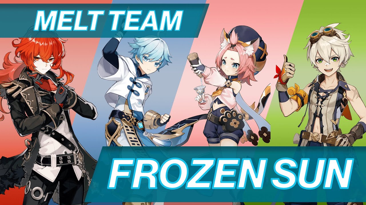 [Genshin Impact] Favorite Teams: Frozen Sun (Diluc + Chongyun Melt Comp ...