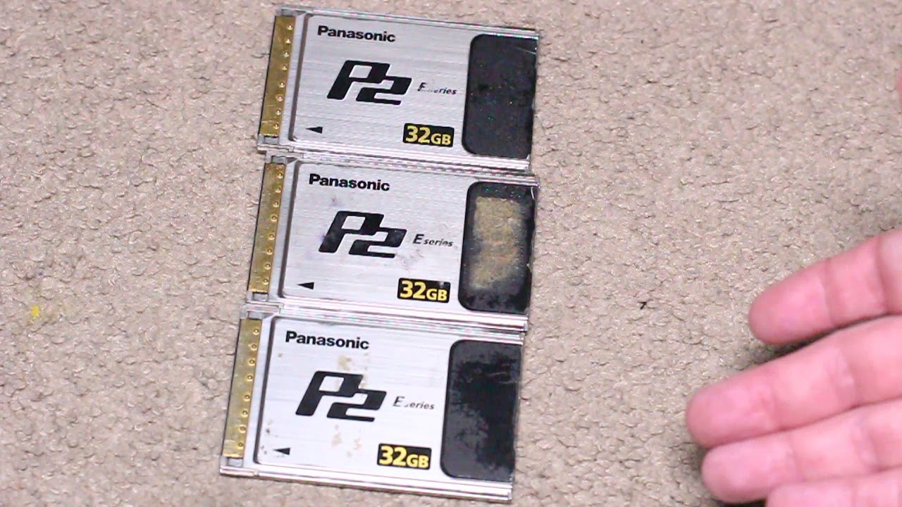 Panasonic P2 E Series 32gb Cards review - YouTube