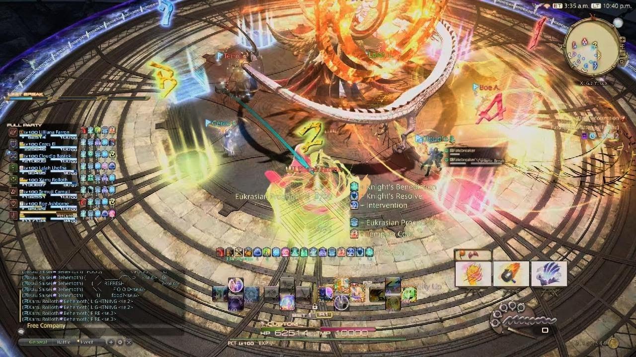 FFXIV - FRU (Futures Rewritten, Ultimate) Phase 2, Usurper of Frost ...