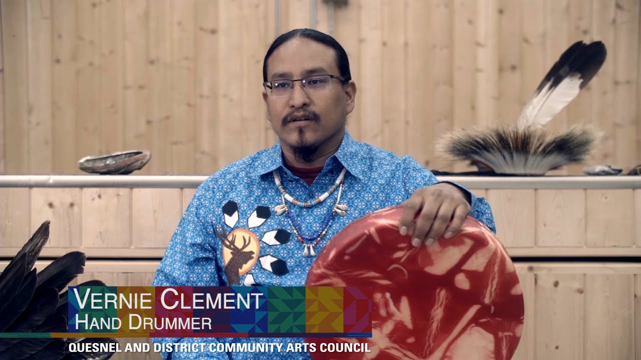 Quesnel Arts Council Presents - Hand Drummer: Vernie Clement - YouTube