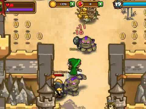 Dungeon Rampage no facebook:explicando e lutando - YouTube