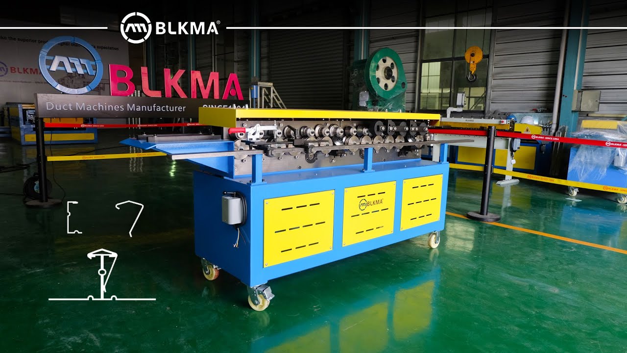 BLKMA HVAC Duct TDF Flange former / TDF Roll former machine / TDF ...