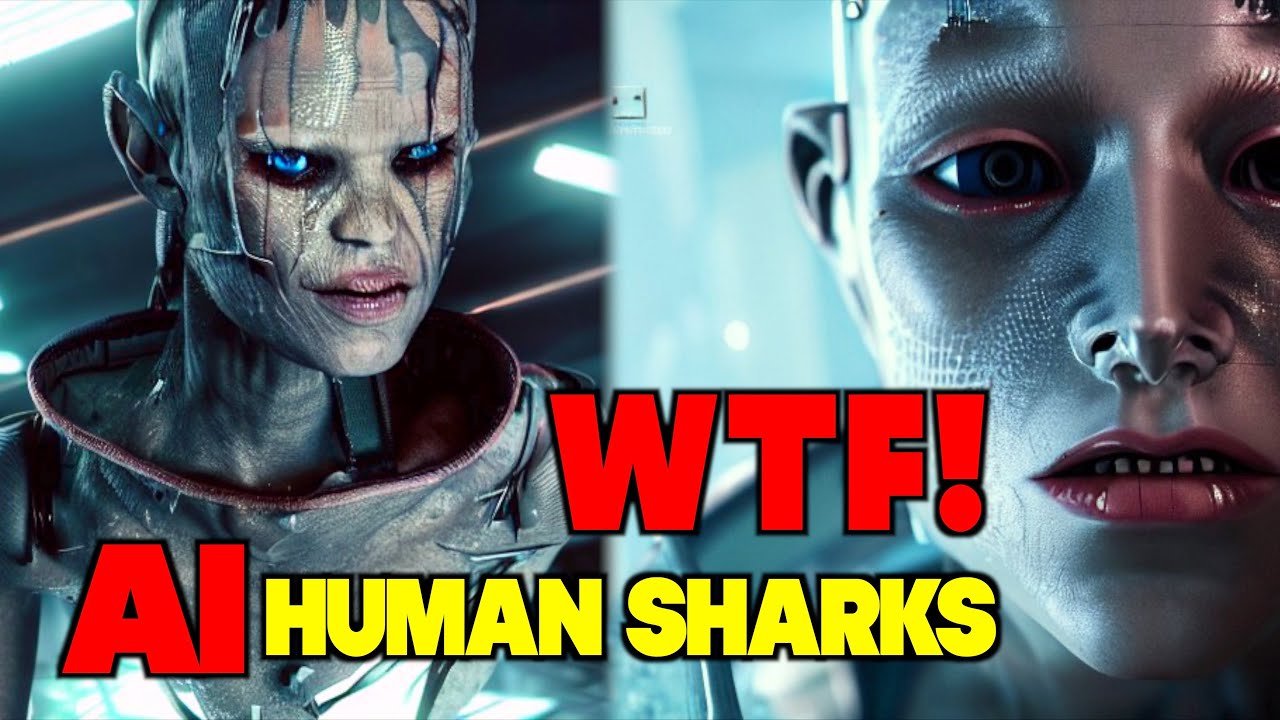 Human Sharks Part 2 (AI Generated Art) - YouTube