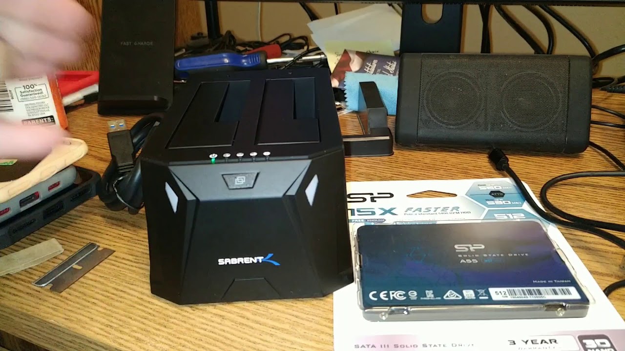 Sabrent External USB And SP 512GB SSD Unboxing - YouTube