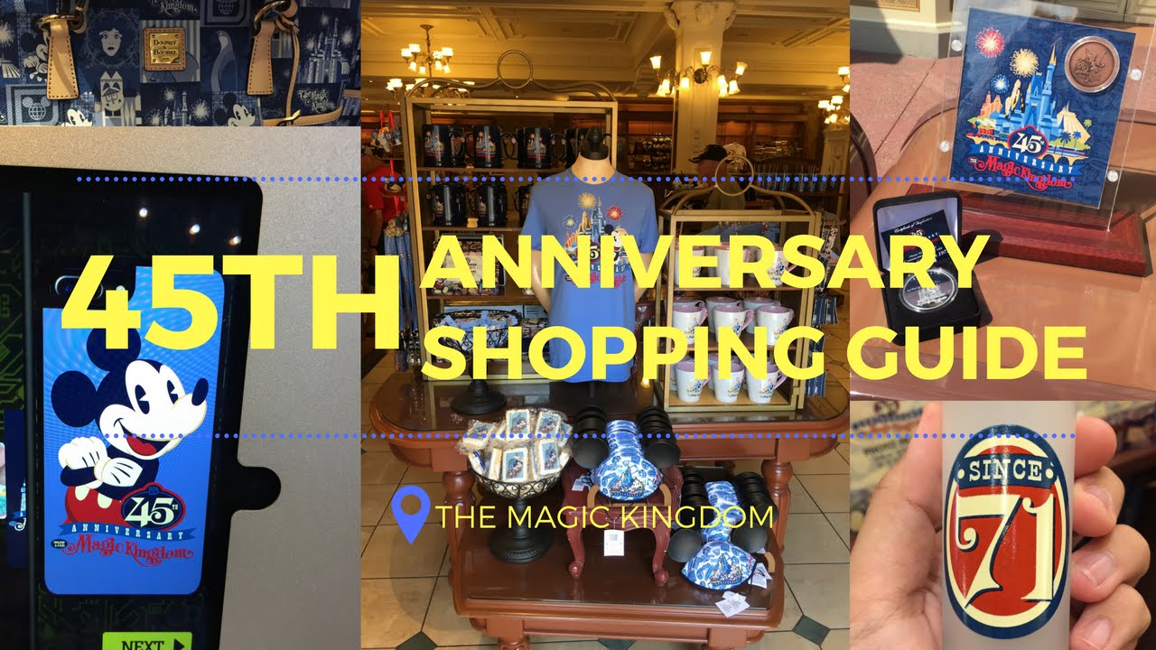 Magic Kingdom 45th Anniversary Merchandise Shopping Guide, Walt Disney ...