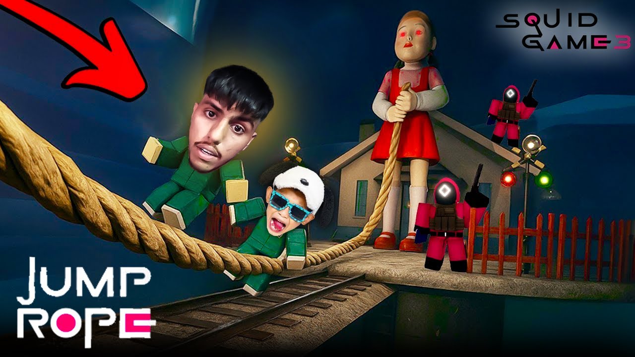 SQUID GAME SEASON 3 (ALL GAMES) - Jump Rope Vs Hide & Seek | SQUID GAME ...