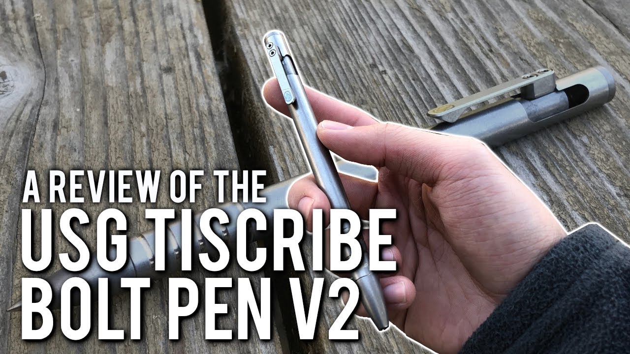 Urban Survival Gear TiScribe Bolt Pen V2 | In-Depth Review - YouTube