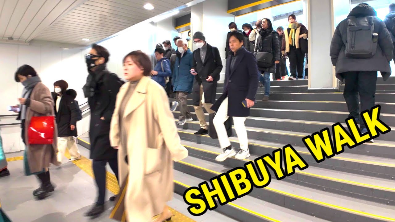 4K60fps Shibuya Walk on Weekday in Tokyo, Japan - YouTube