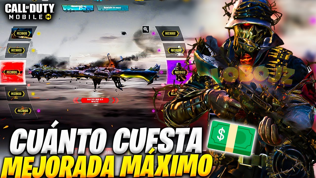 CUÁNTO CUESTA GIRAR y MEJORAR al MÁXIMO la NUEVA SKIN MITICA de MG42 en ...
