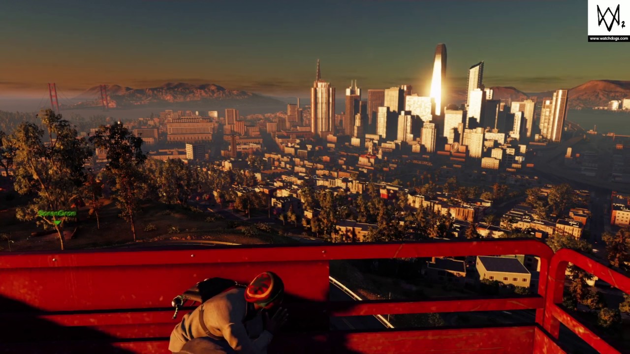 Watch_Dogs 2 City Time Lapse (PS4 PRO) - YouTube