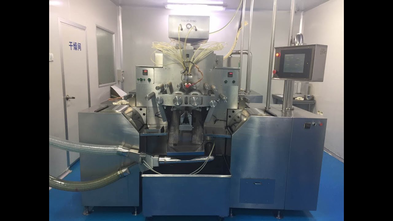 120000pcs OV #8 softgel production line equipment - YouTube