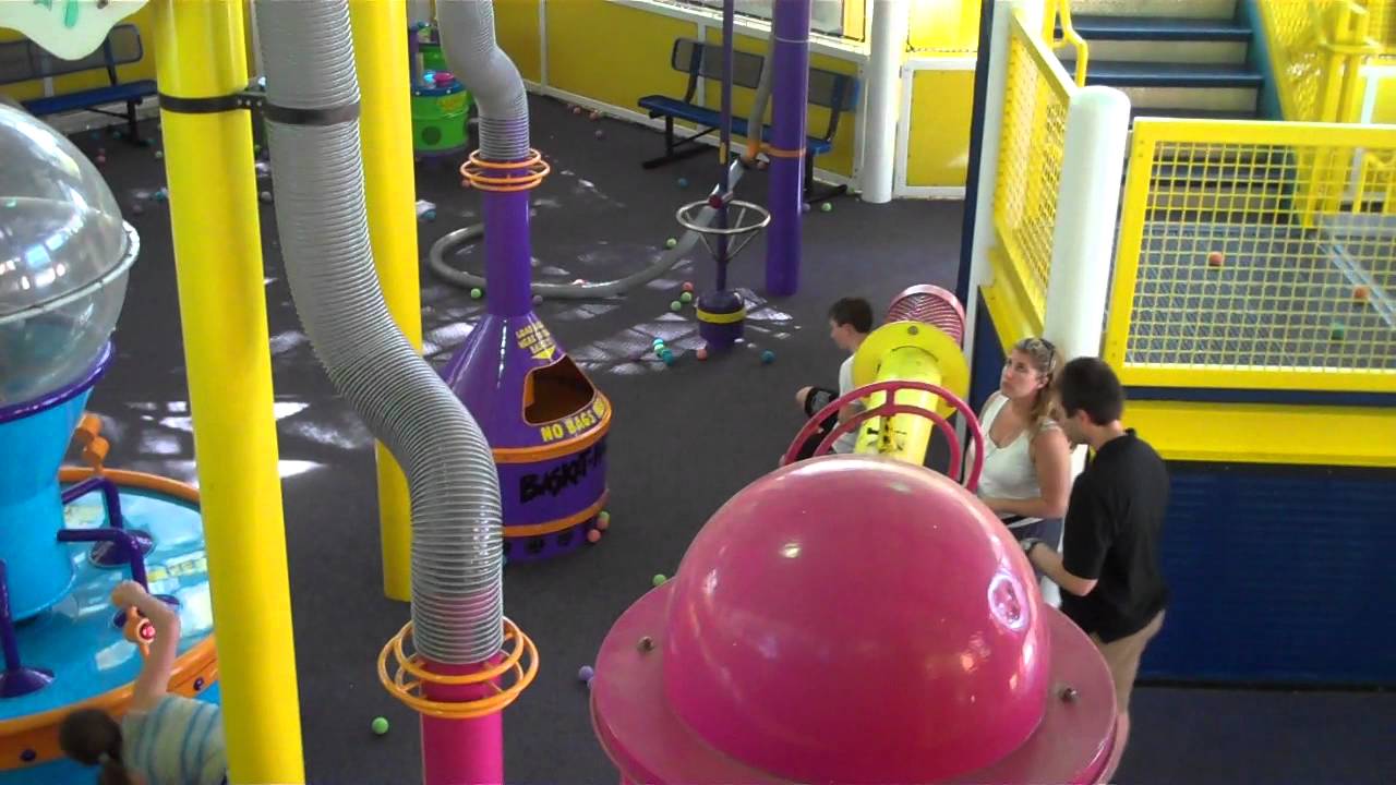 Fun with the ball pit blaster - YouTube