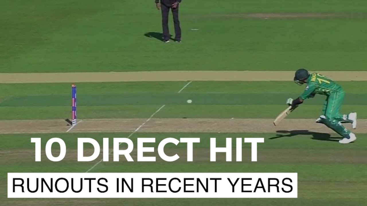 Direct Hit! Top 10 Best Run Outs In Recent Years. Don't miss the End ...