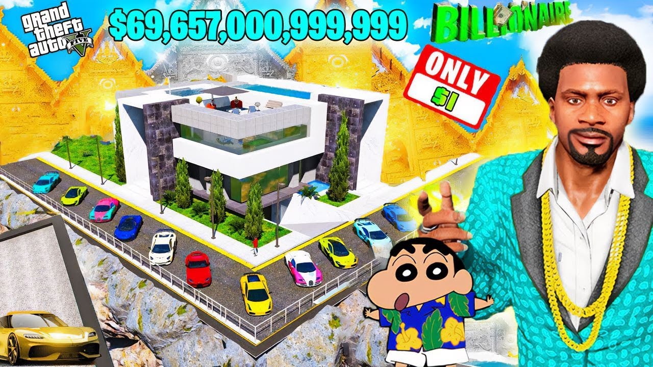 Franklin Poor Life To Rich Life And Shin Chan & Chop Earn $1000,000,000 ...