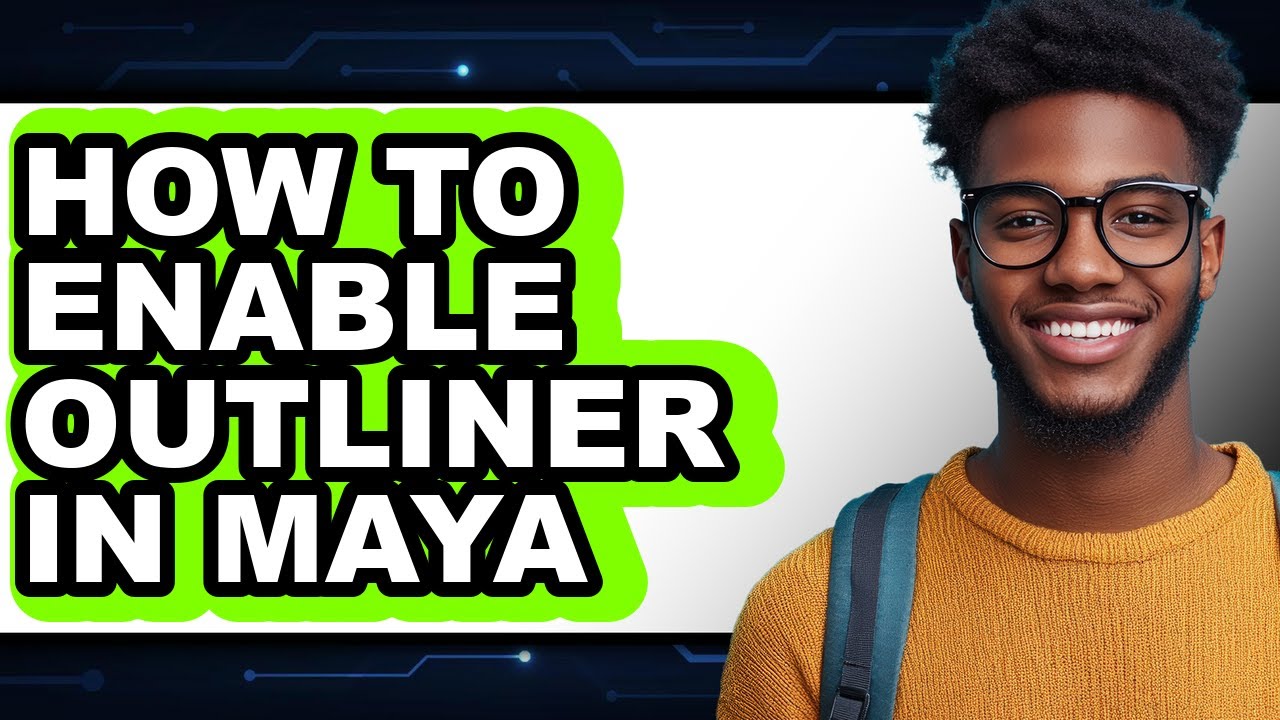 How to Enable Outliner in Maya (easy Method) - YouTube