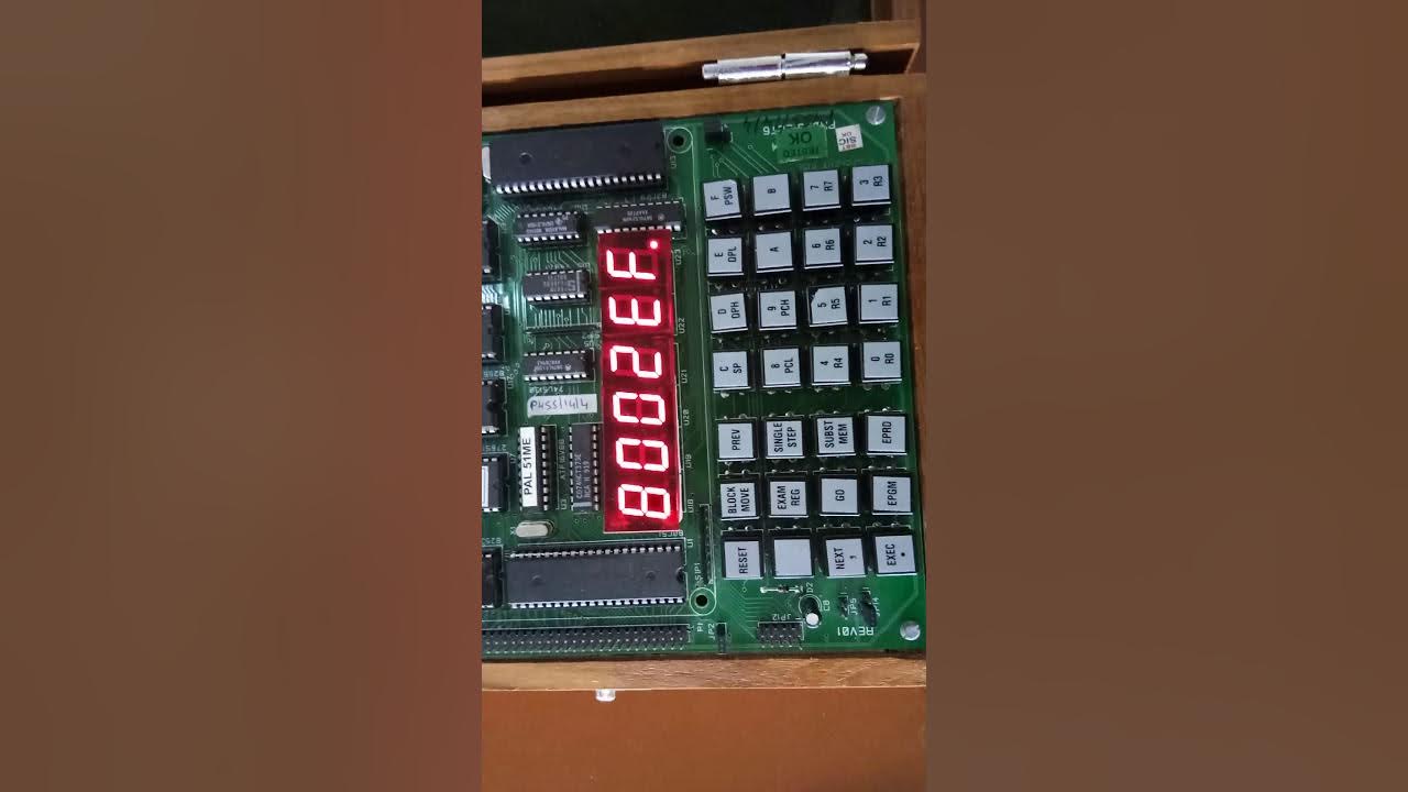 Execution of programs using Microcontroller 8051 kit - YouTube