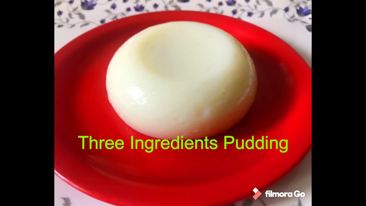Only Three Ingredients tasty moon pudding - YouTube
