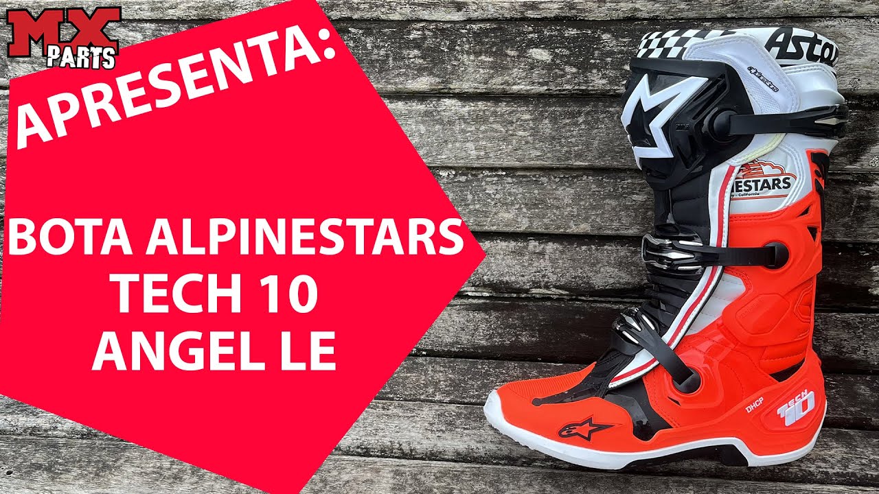 Bota Alpinestars Tech 10 Angel LE - YouTube
